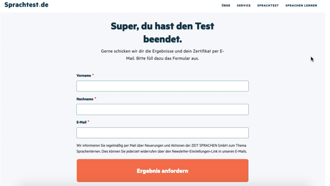 Free Language Test Online