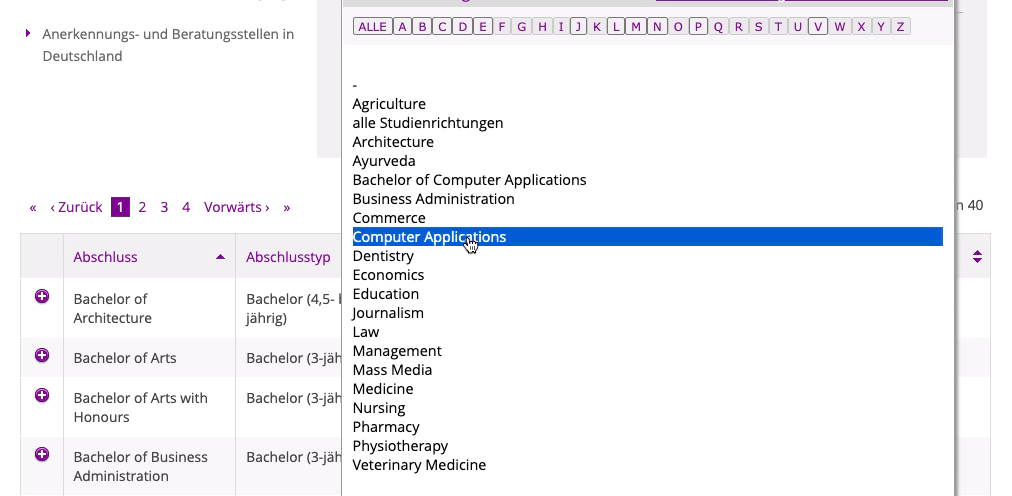 Anabin #3 - Printout Degree